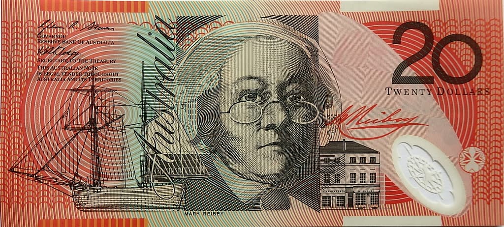 Edward WINTER, Mary REIBEY and the $20 note - Cicadas, Bees and Barge Poles